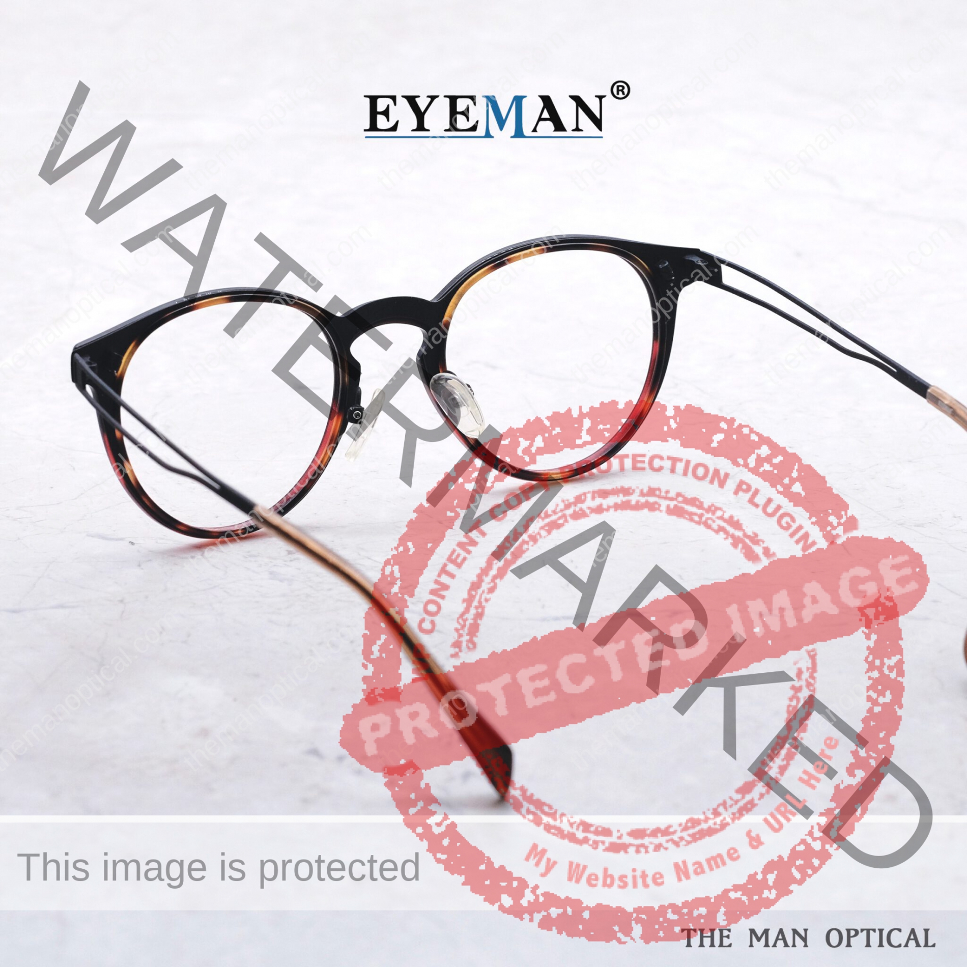 EYEMAN TH9010 (BK/BR) - The Man Optical